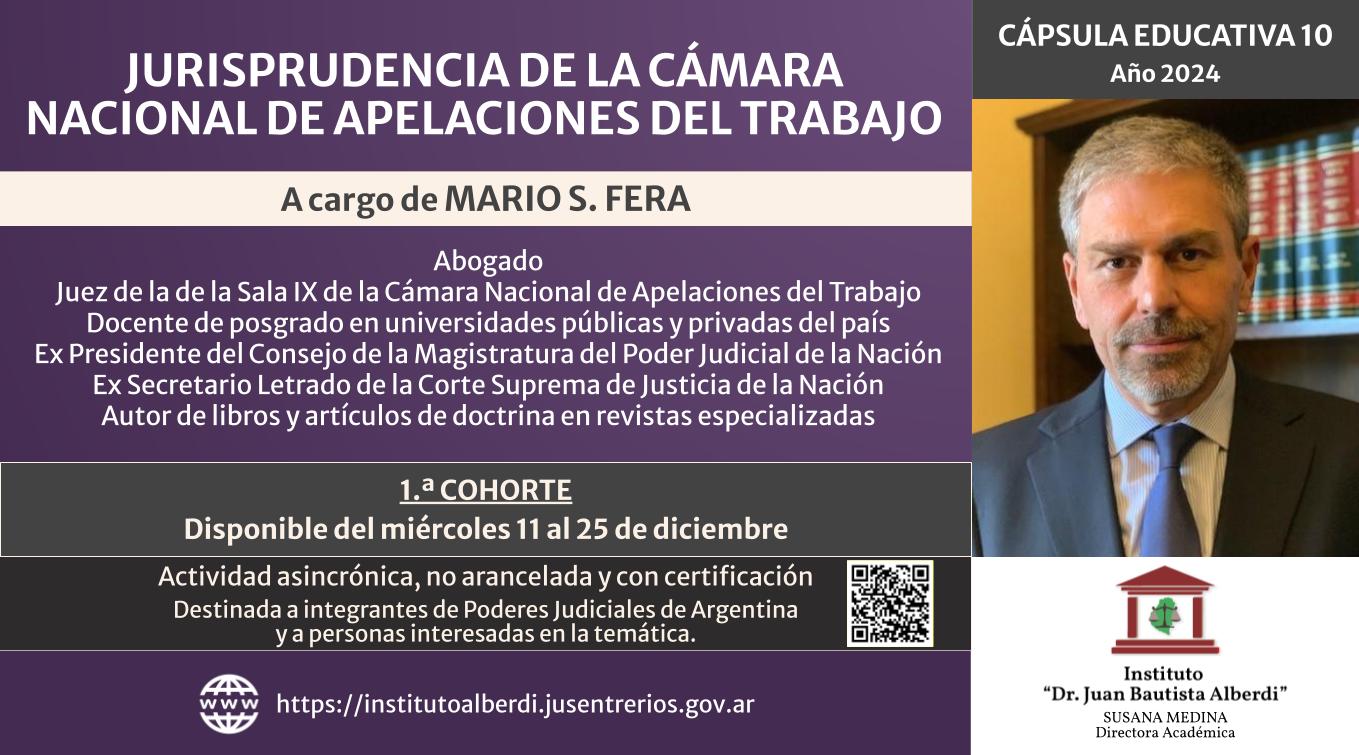 JURISPRUDENCIA DE LA CÁMARA NACIONAL DE APELACIONES DEL TRABAJO – Poder ...